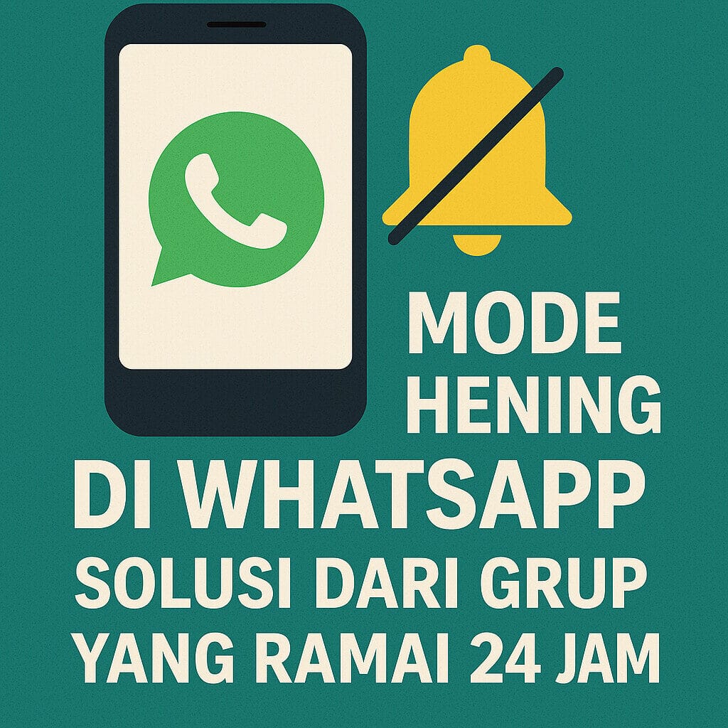 Mode Hening di WhatsApp: Solusi dari Grup yang Ramai 24 Jam | Jasa Pembuatan Website